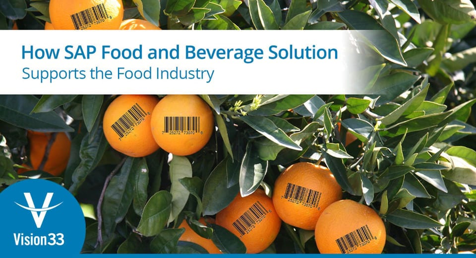 How SAP Food and Beverage Solution Supports the Food Industry