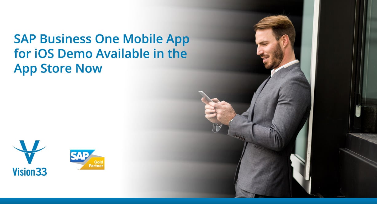 SAP Business One Mobile App for iOS Demo is Available in the App Store.