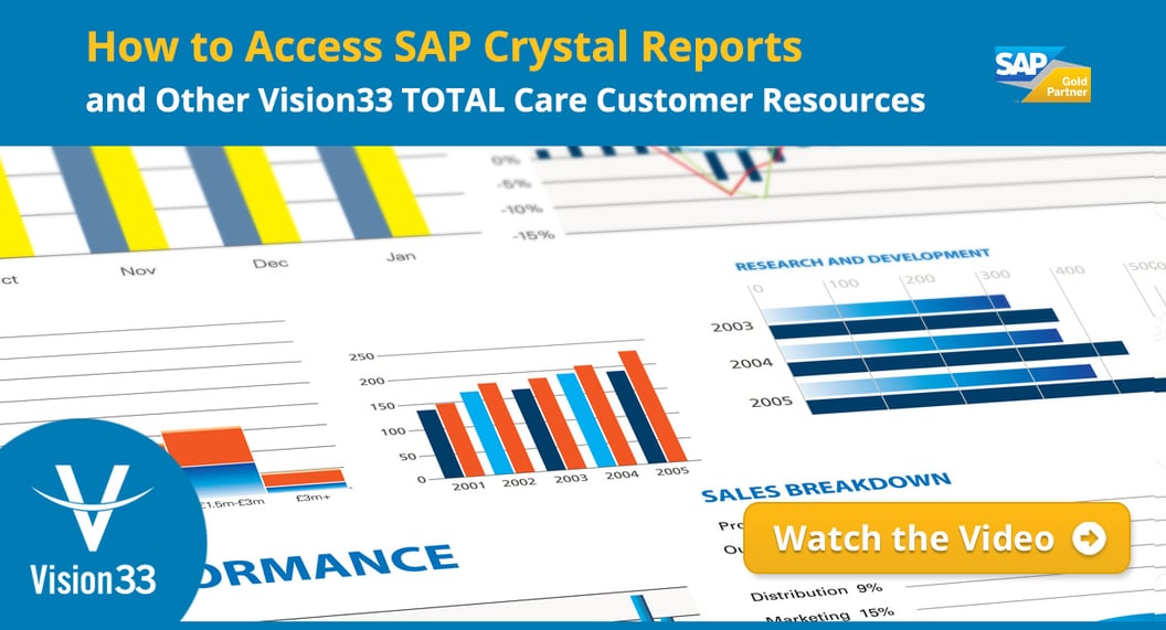Run an Accounts Receivable Aging Report in SAP Business One | Vision33