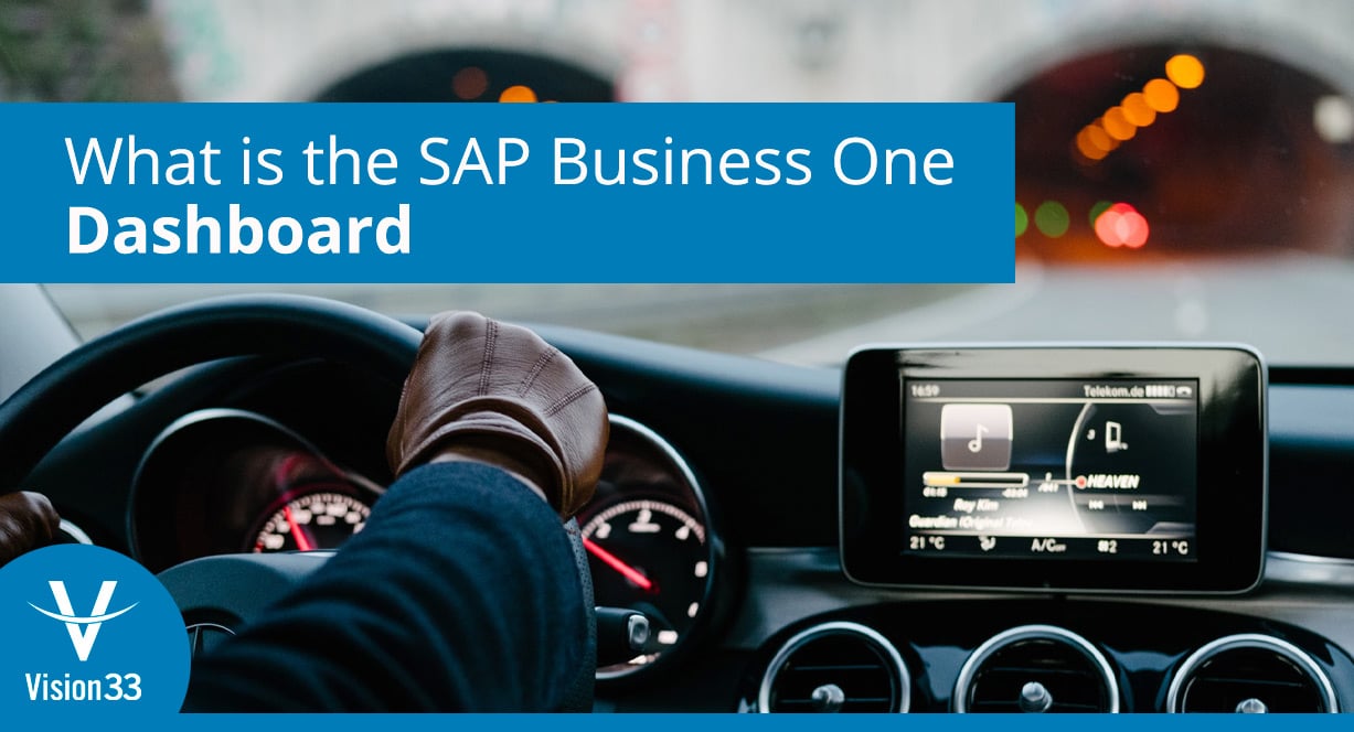 What is the SAP Business One Dashboard?